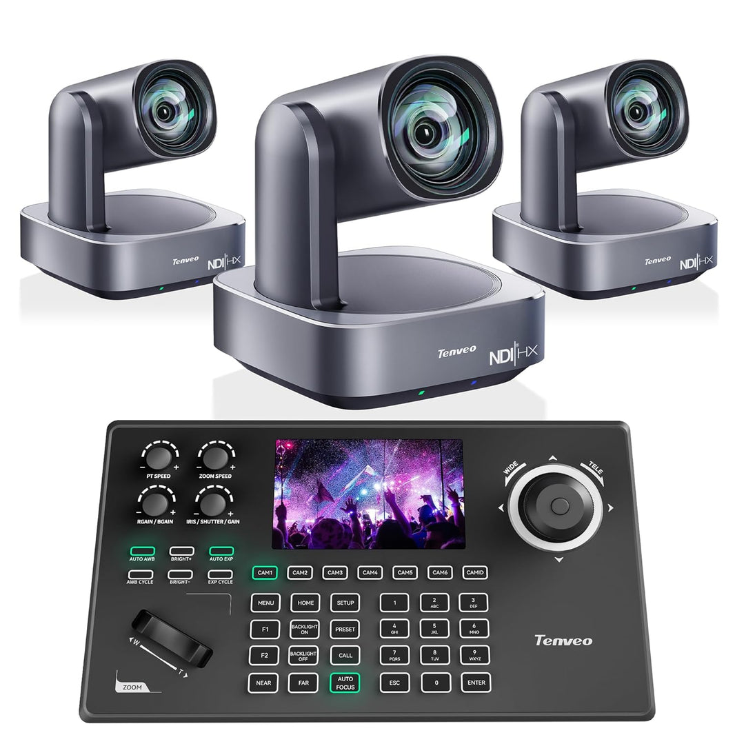 Best 4K PTZ Camera for Live Streaming with Motion Tracking & Dual Lens ...