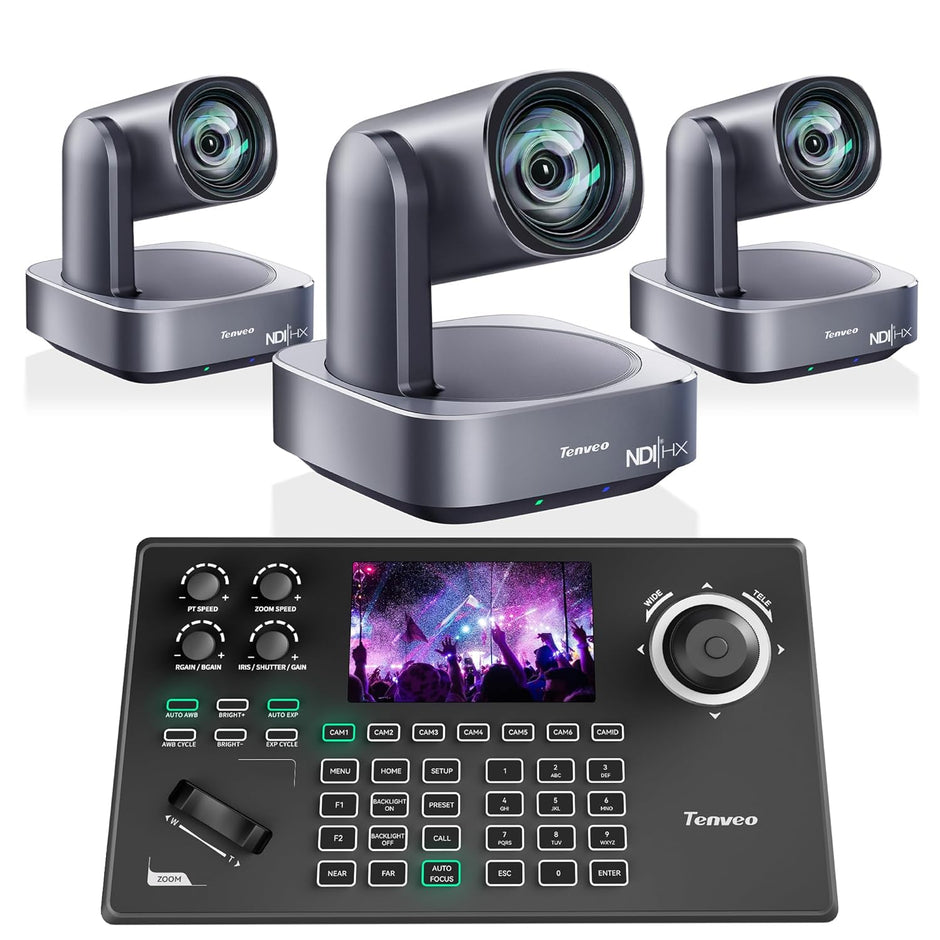 Best 4K PTZ Camera for Live Streaming with Motion Tracking & Dual Lens ...